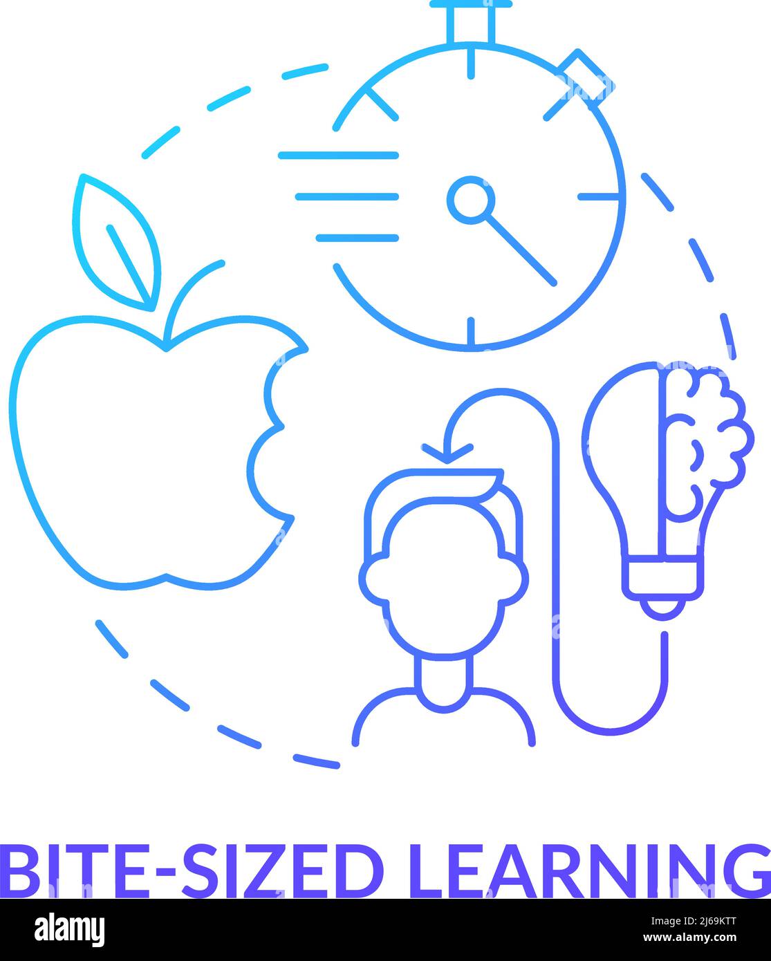 Bite sized learning hi-res stock photography and images - Alamy