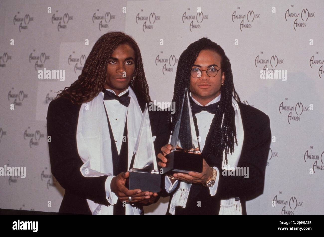 Los Angeles.CA.USA. LIBRARY. Fab Morvan and Rob Pilatus of Milli ...