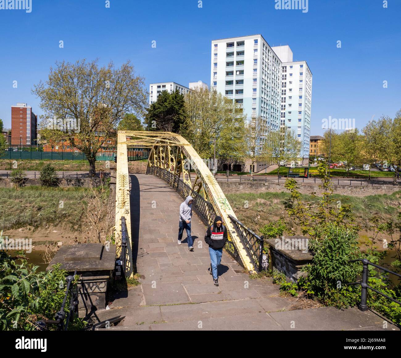 Langton Street Bridge affectionately known as the Banana Bridge ...