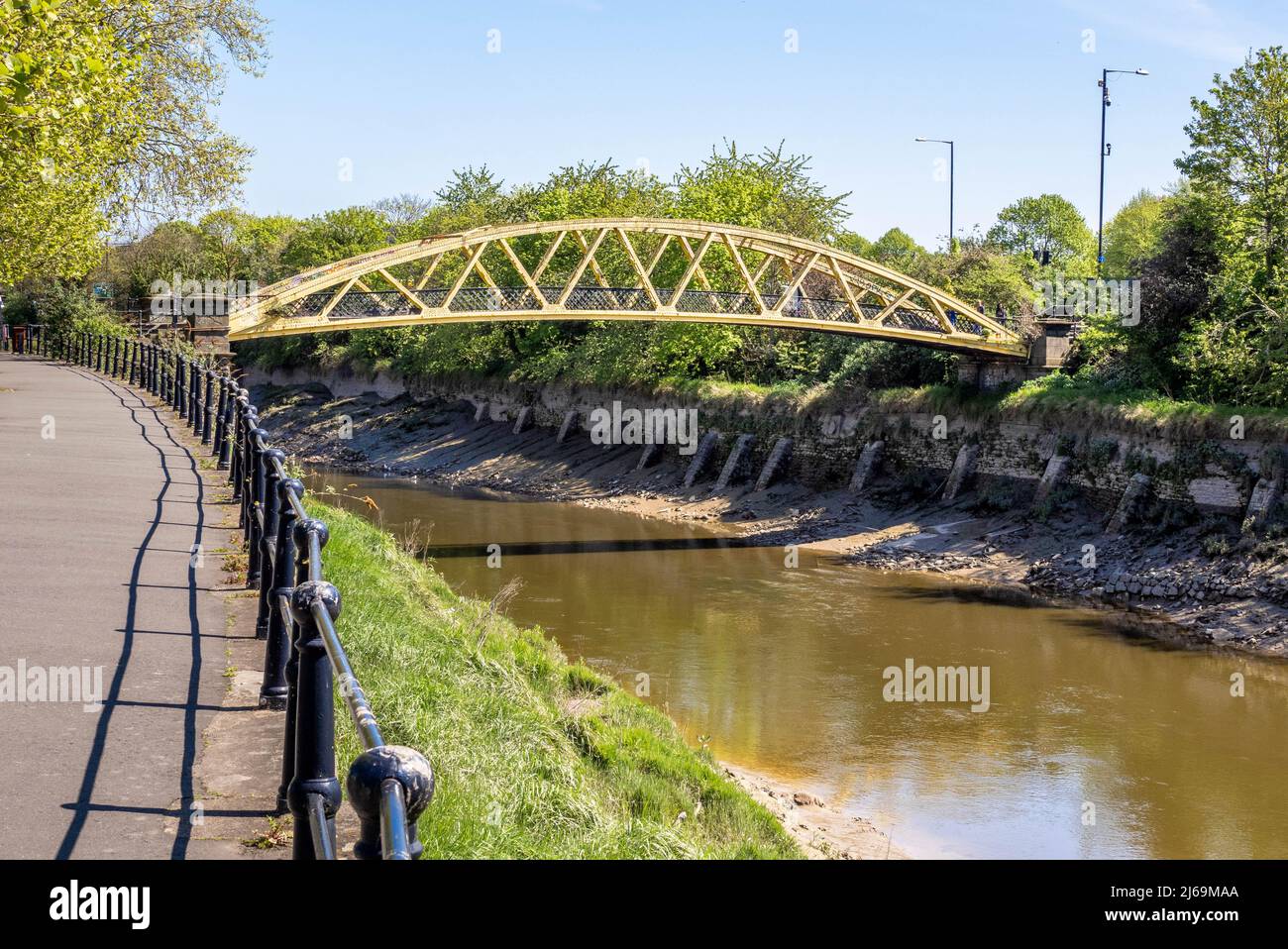 Langton Street Bridge affectionately known as the Banana Bridge ...