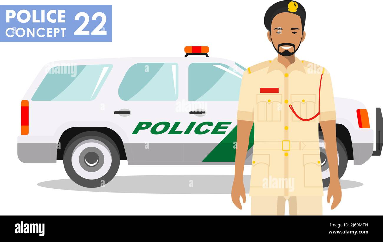 Saudi police car Stock Vector Images - Alamy