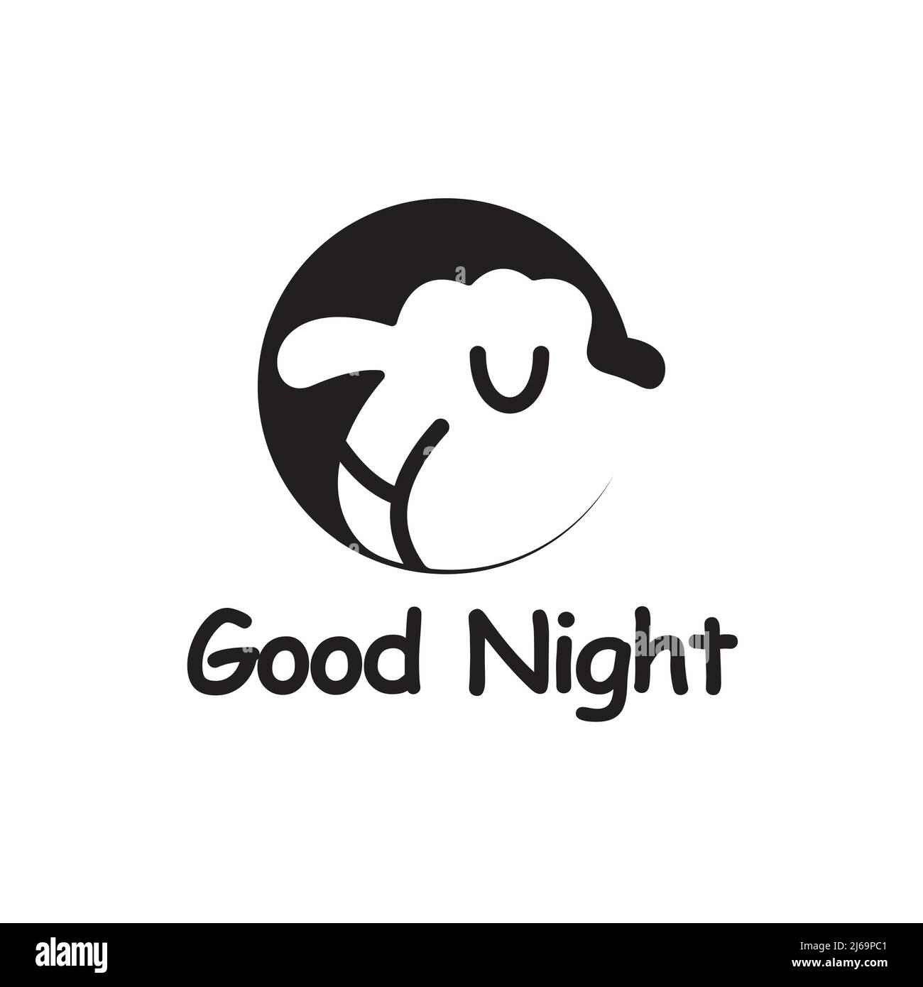 Creative vector drawing dreaming Cut Out Stock Images & Pictures - Alamy