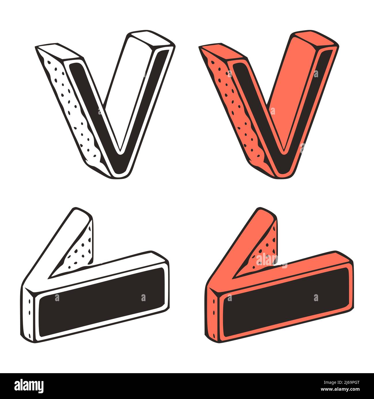 Letter V Clip Art