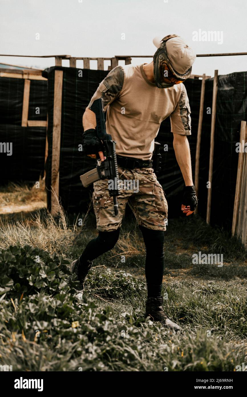 Man walking through fire hi-res stock photography and images - Alamy