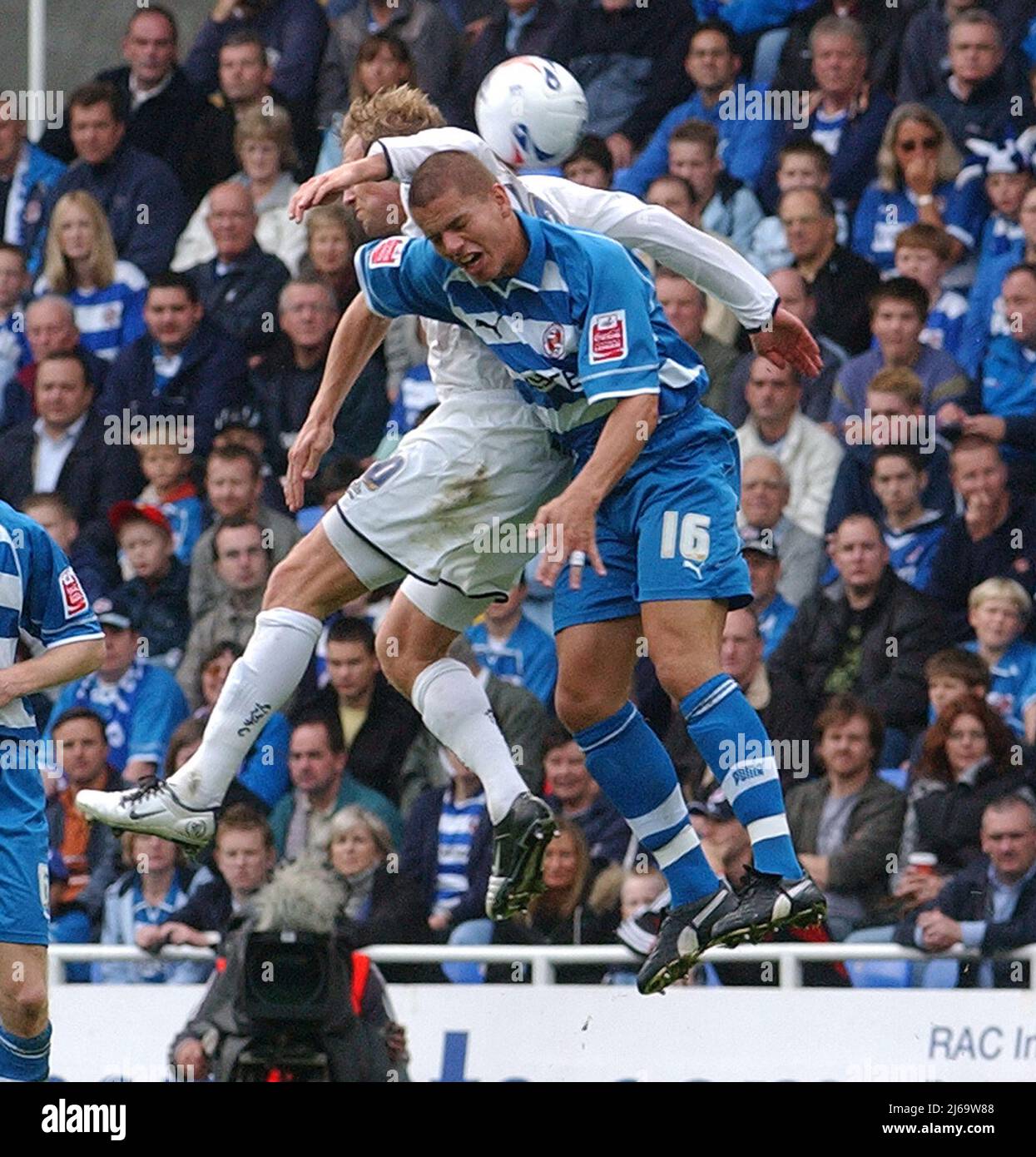 READING V LEEDS ROB HULSE FEELS THE FORCE OF IVAR INGIMARWSSON PIC MIKE ...