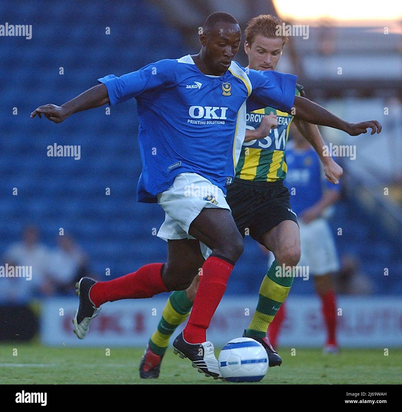 PORTSMOUTH V DEN HAAG 5-08-05 LOMANA TRESOR LUA LUA PIC MIKE WALKER ...