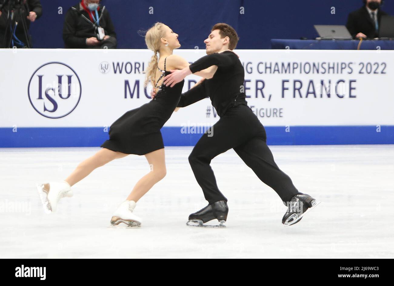 Juulia TURKKILA / Matthias VERSLUIS of Finlande during the ISU World ...