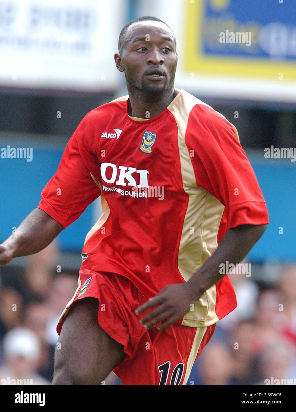 PORTSMOUTH V INTER MILAN 31-07-05 LOMANA TRESOR LUA LUA PIC MIKE WALKER ...