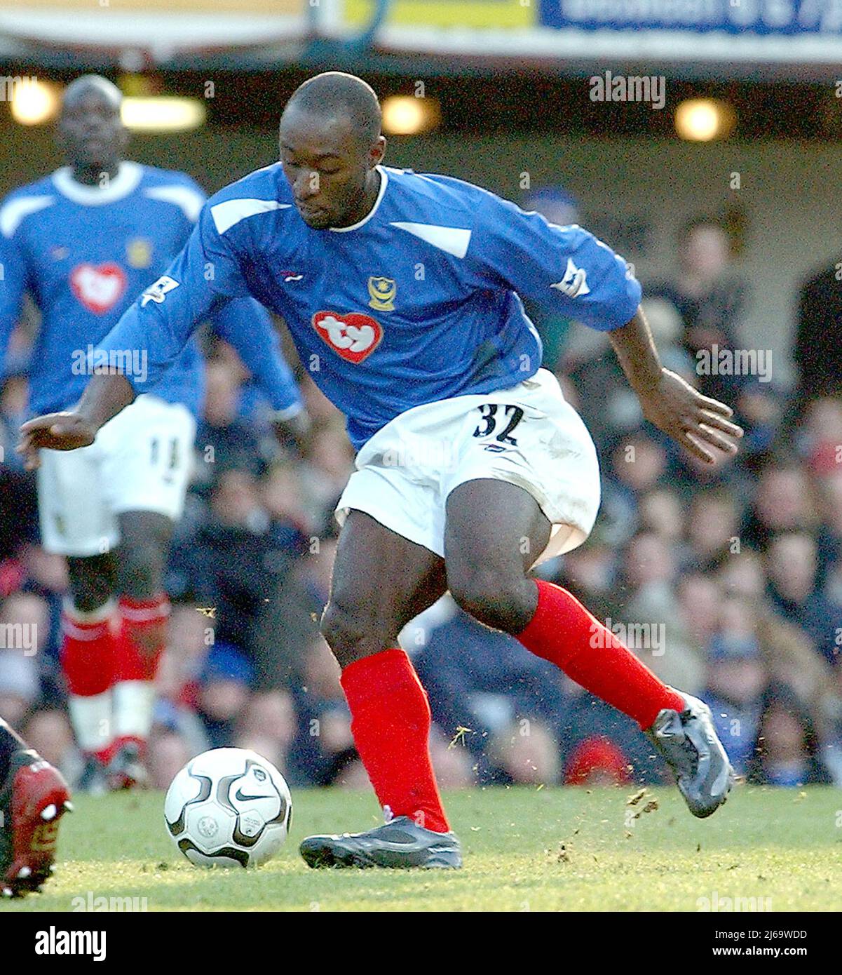 PORTSMOUTH V NEWCASTLE 29-02-04 LUA LUA PIC MIKE WALKER, 2004 Stock ...