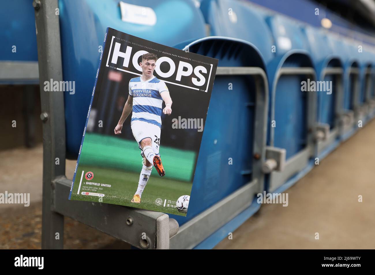 A general view of the match day programme Stock Photo - Alamy