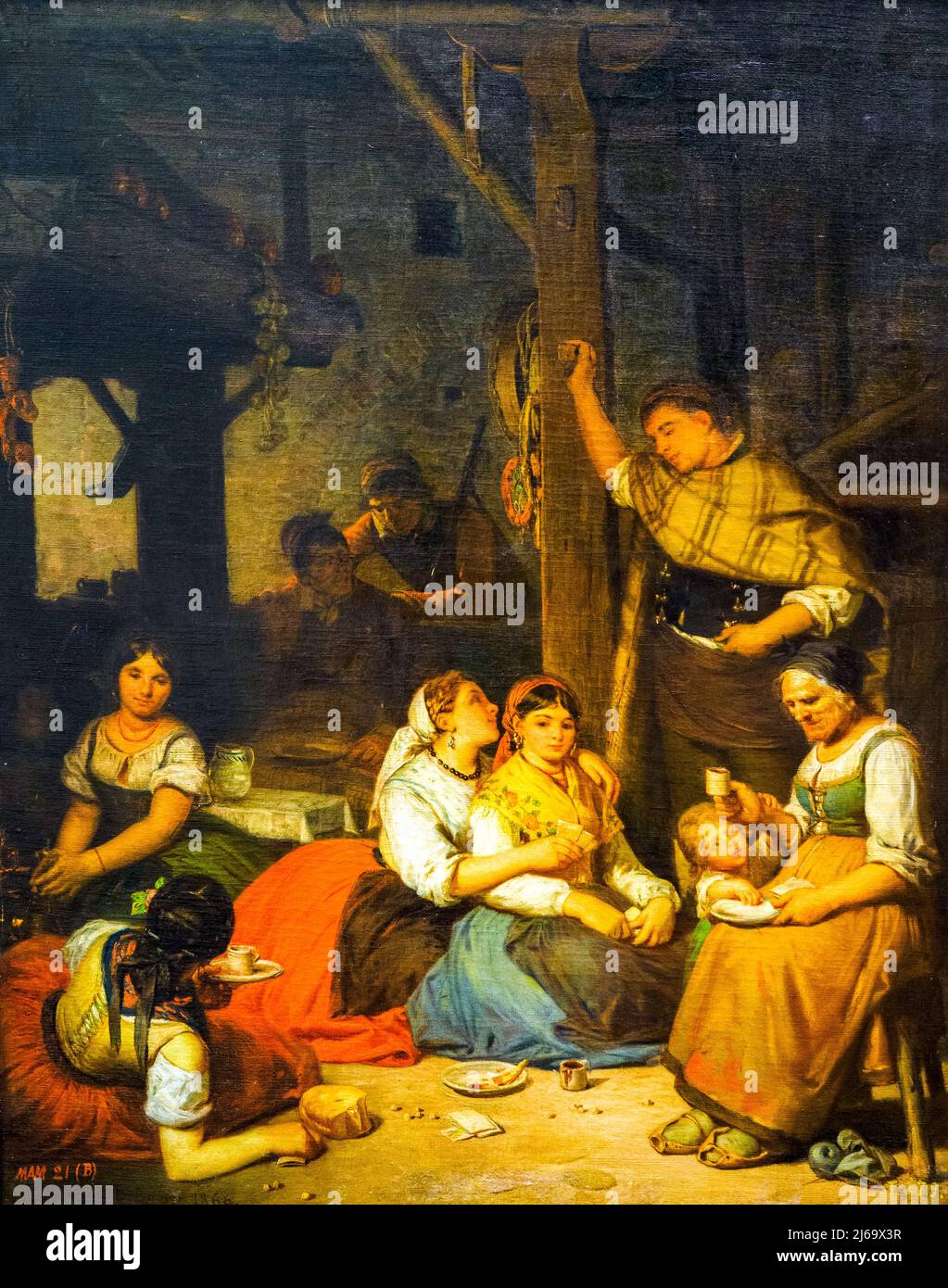 19th century interior painting hi-res stock photography and images - Alamy