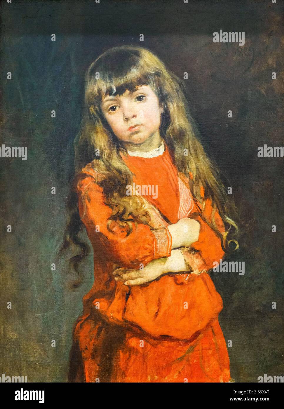 Portrait of Irene Jimenez (1889) by Jose Jimenez Aranda (1837 - 1903 ...