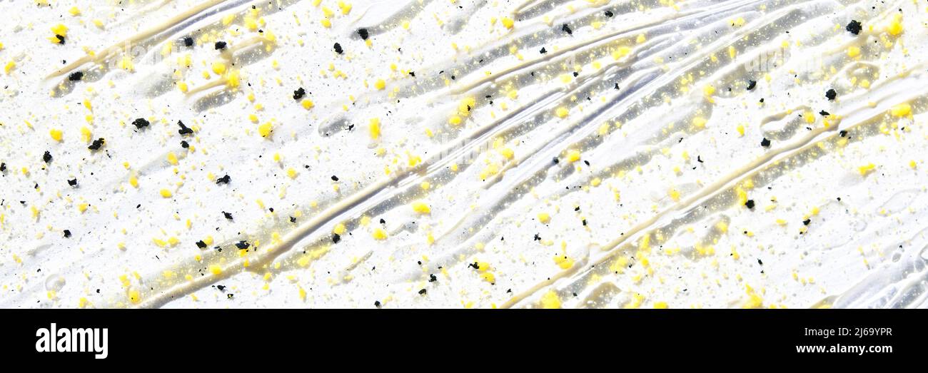 Face scrub texture. Cream skincare cosmetic. Organic stroke. Feet oily ...