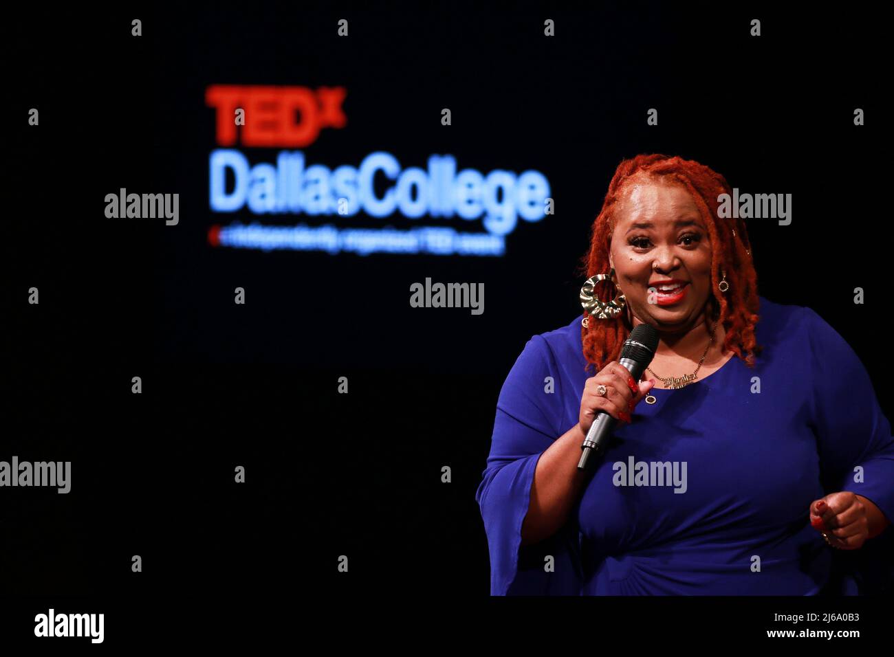 April 28, 2022, Dallas, Texas, USA: Brittany Criswell speaks during the ...