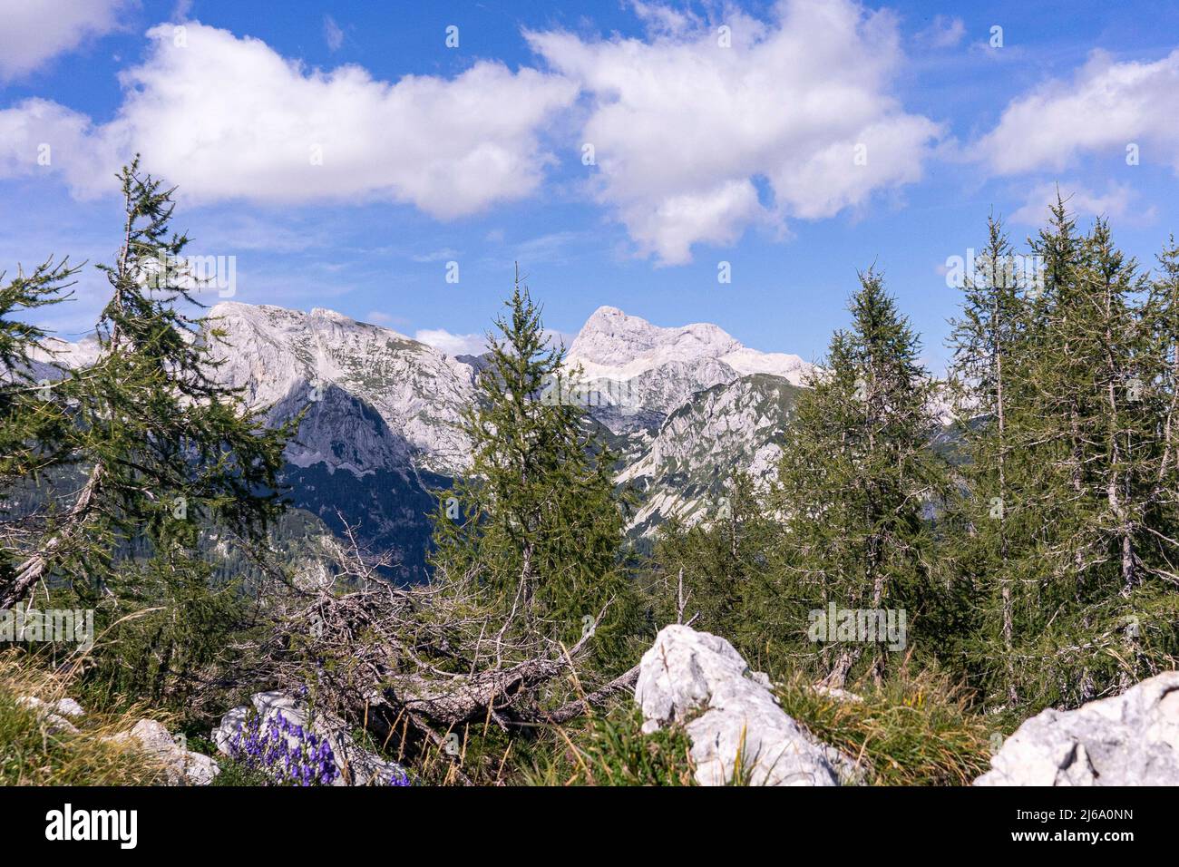 Triglav, highest Slovenian mountain Stock Photo - Alamy