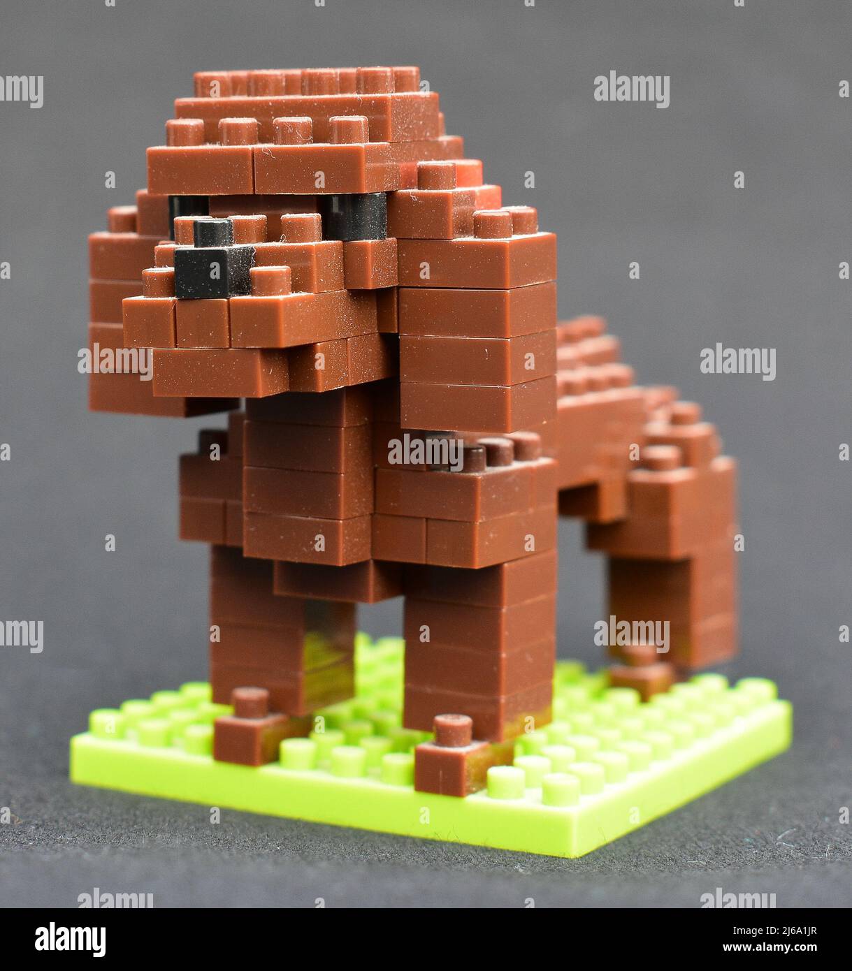 Lego Bricks In Lego Store And Nanoblock Bricks And Sets Up Close Stock ...
