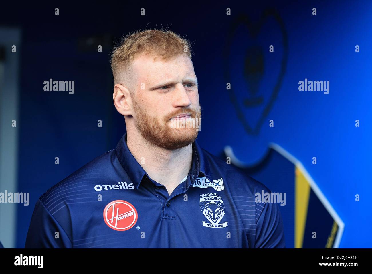 Joe Bullock #15 of Warrington Wolves Halliwell Jones Stadium Stock ...