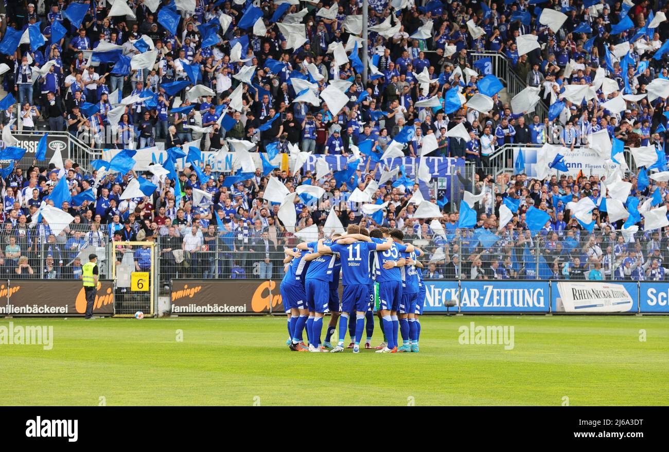 Germany. 29th Apr, 2022. firo: 04/29/2022, Fuvuball, 2.Bundesliga ...
