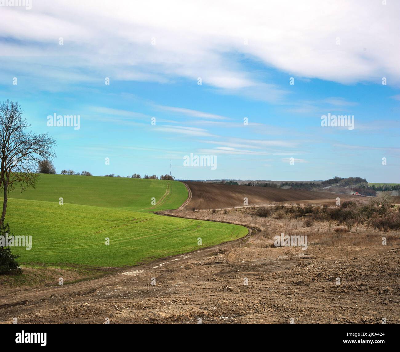 Wavy pasture hi-res stock photography and images - Alamy