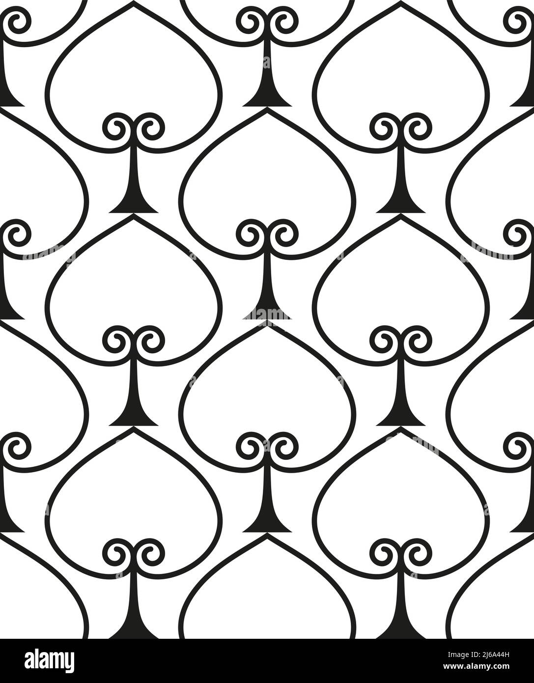 Japan style design flowers or leaves symbols seamless texture or ...