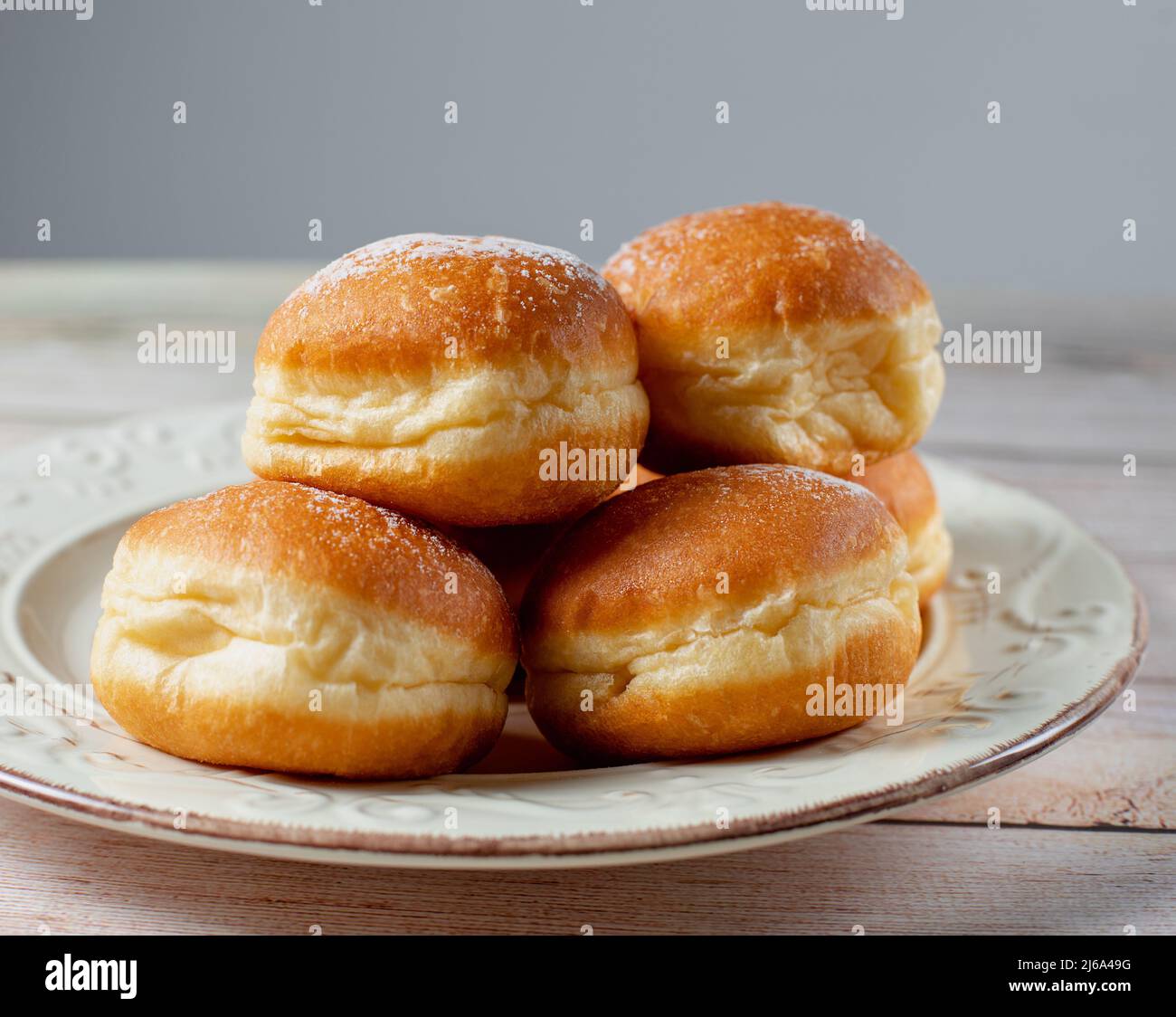 Traditional austrian and german krapfen, berliner, donuts ...