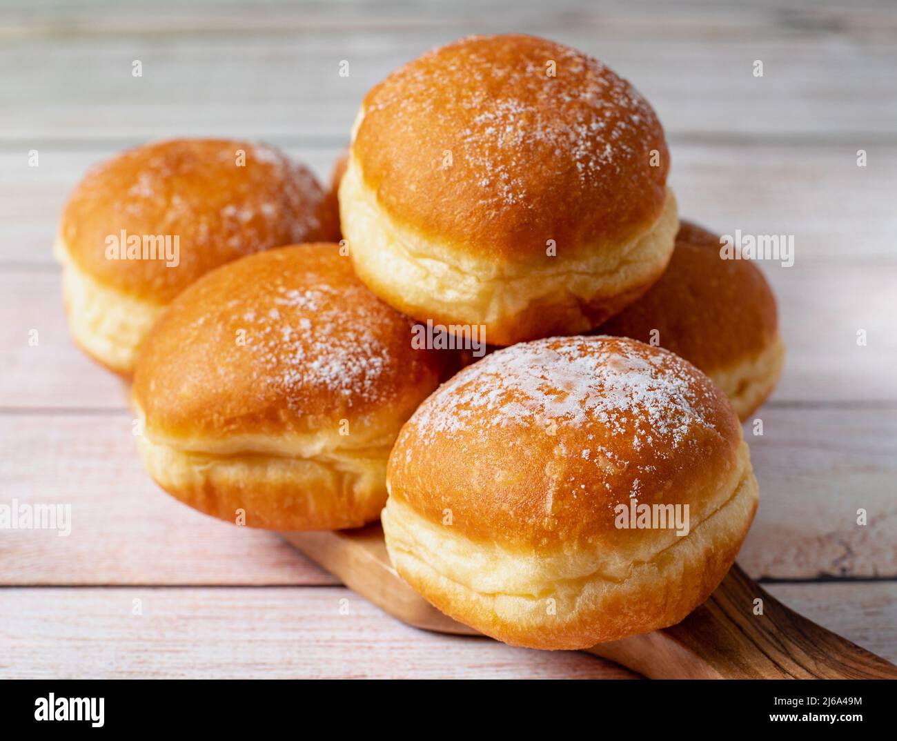 Traditional austrian and german krapfen, berliner, donuts ...