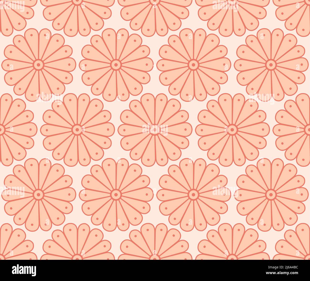 Japan style design flowers or leaves symbols seamless texture or ...