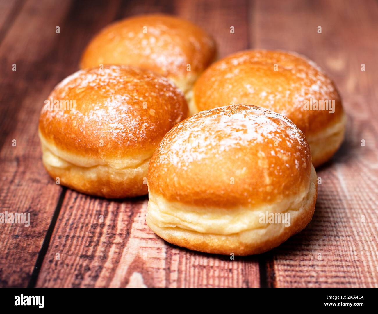 Traditional austrian and german krapfen, berliner, donuts ...