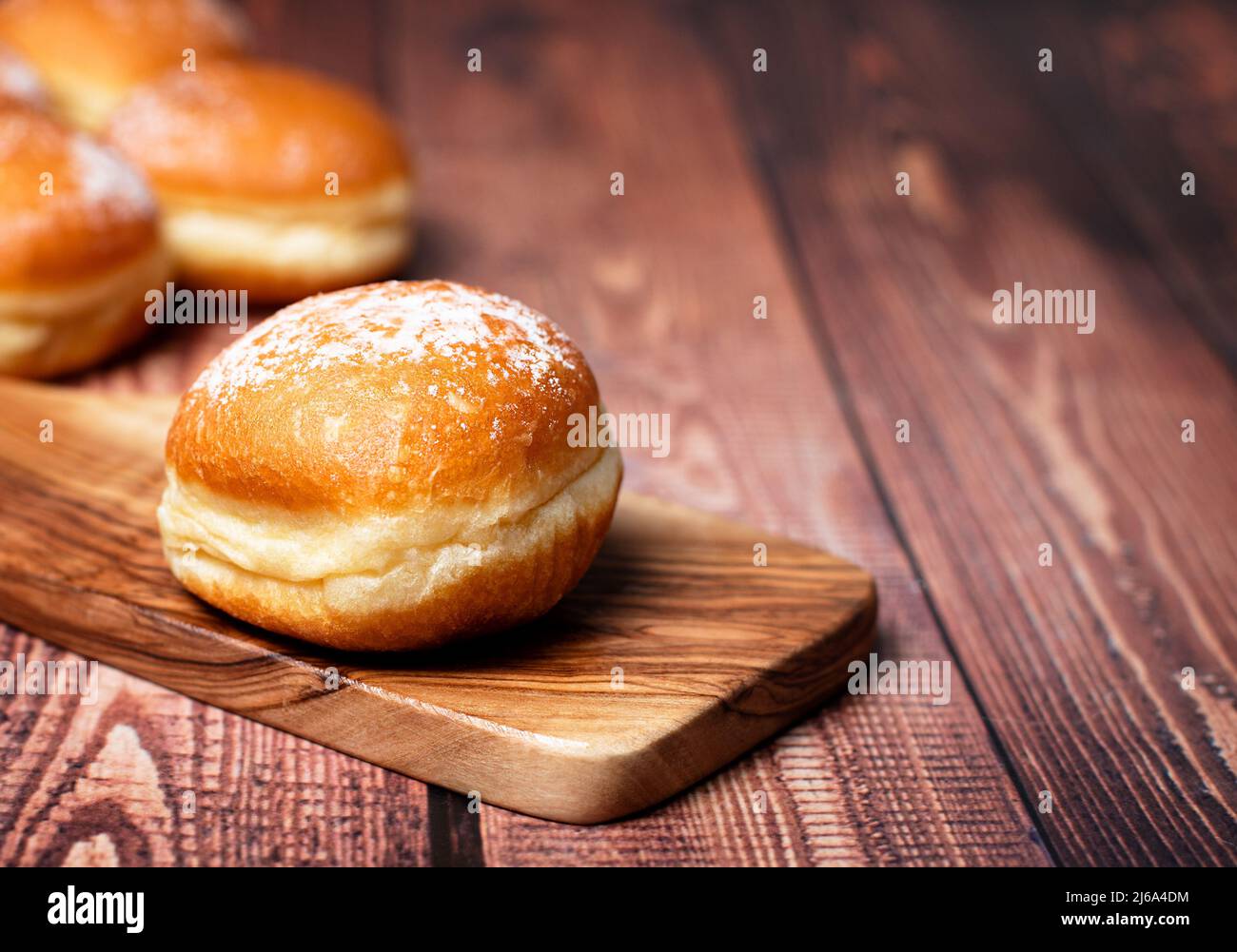 Traditional austrian and german krapfen, berliner, donuts ...