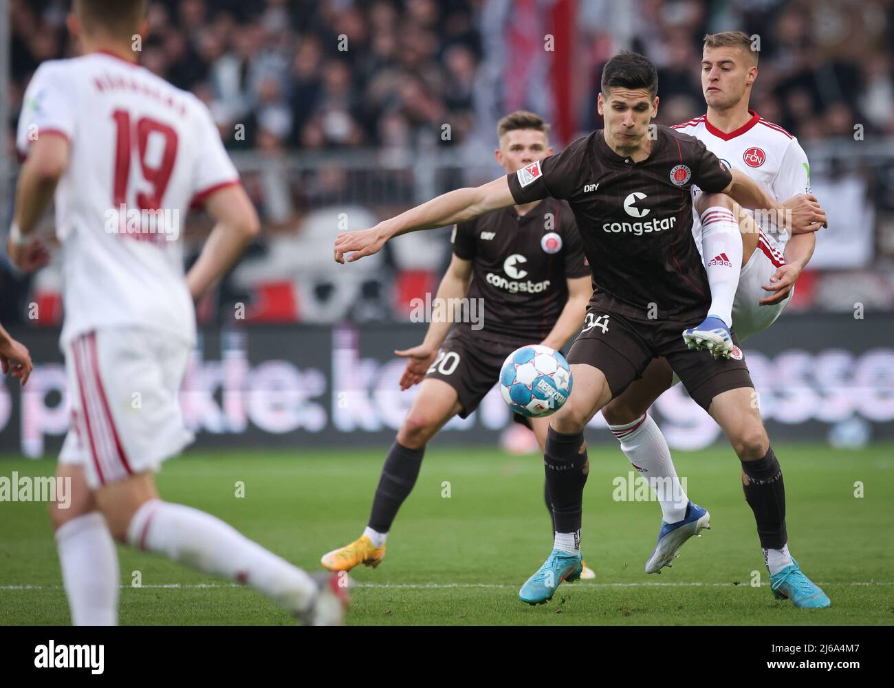 Germany. 29th Apr, 2022. 29 April 2022, Hamburg: Soccer: 2nd Bundesliga ...