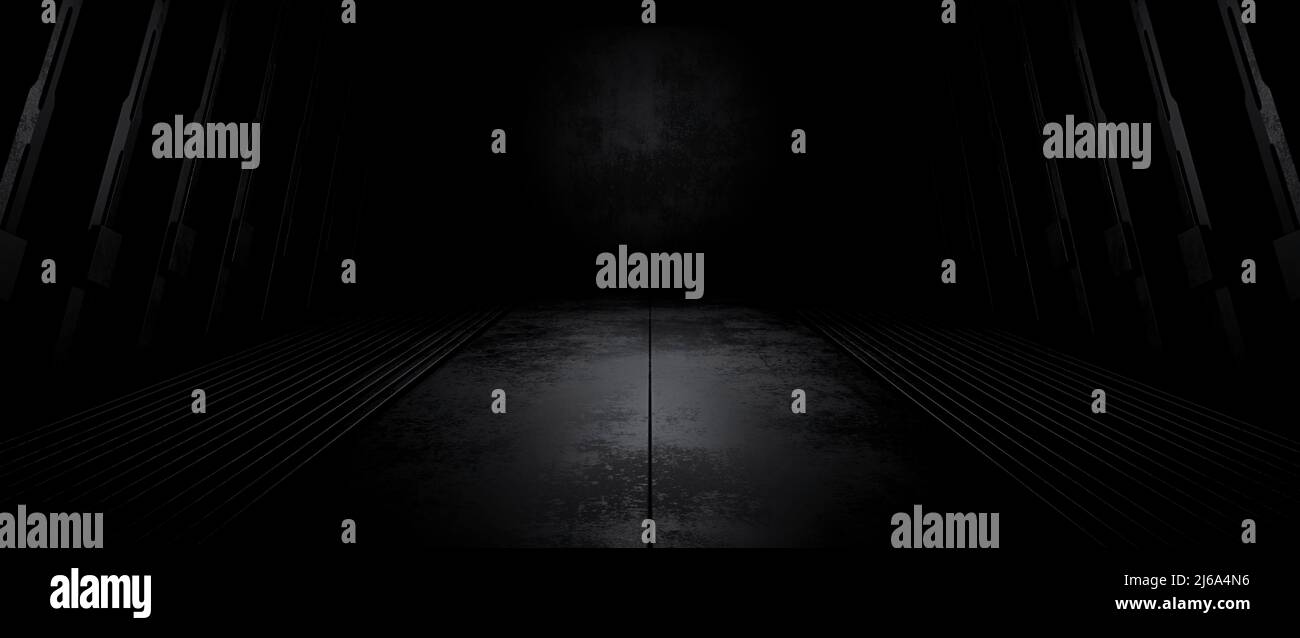 Reflective room for 3d render hi-res stock photography and images - Alamy