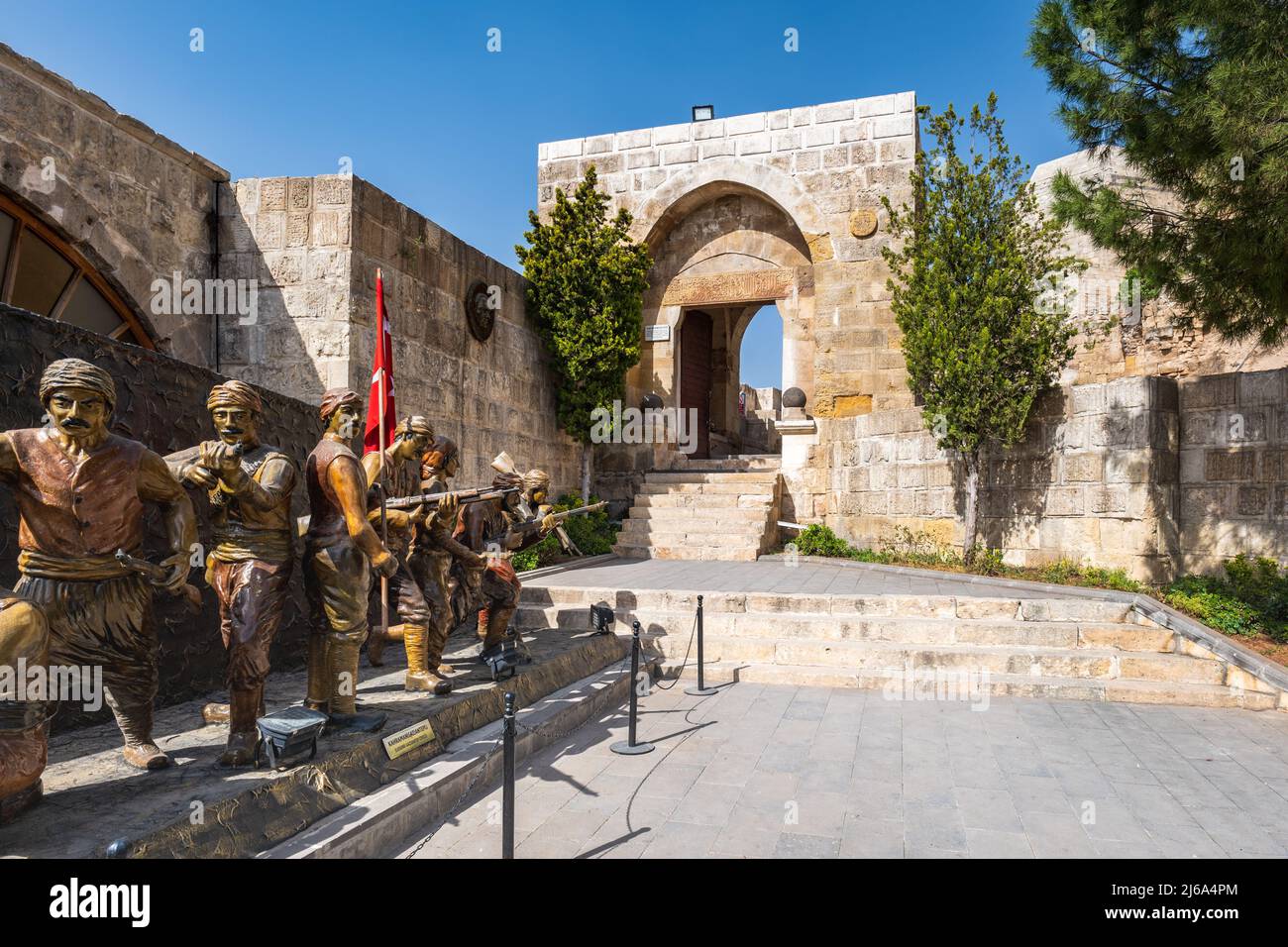 Gaziantep castle, Gaziantep Kalesi in the old town of Gaziantep, Turkey ...