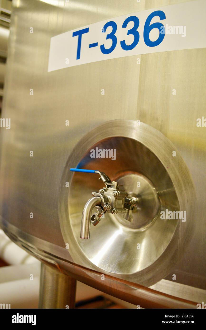 Processing of cranberries at the modern and state-of-the-art Ocean ...