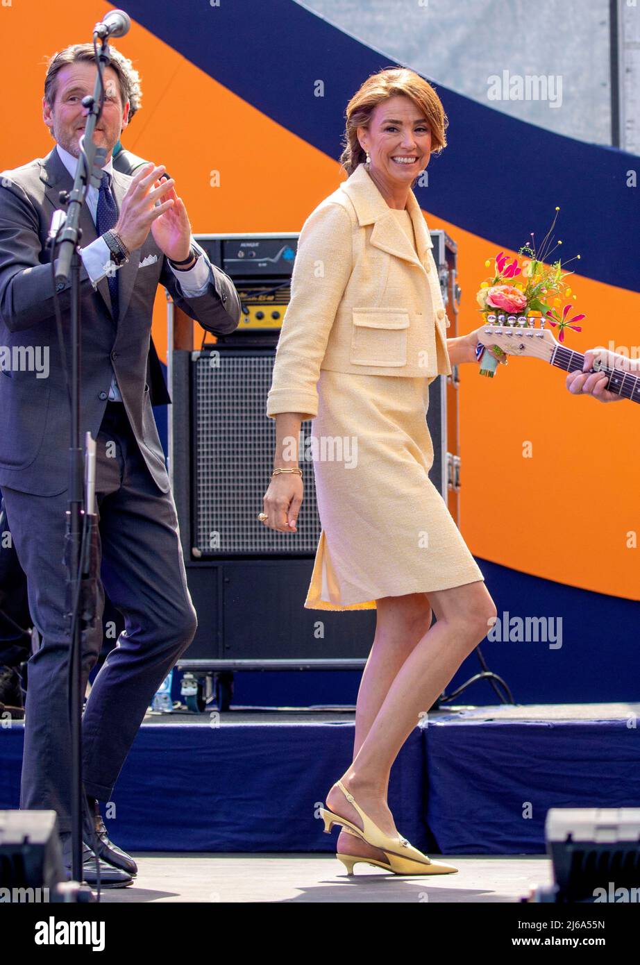 27-04-2022 Koningsdag Prince Maurits and Princess Marilene during ...