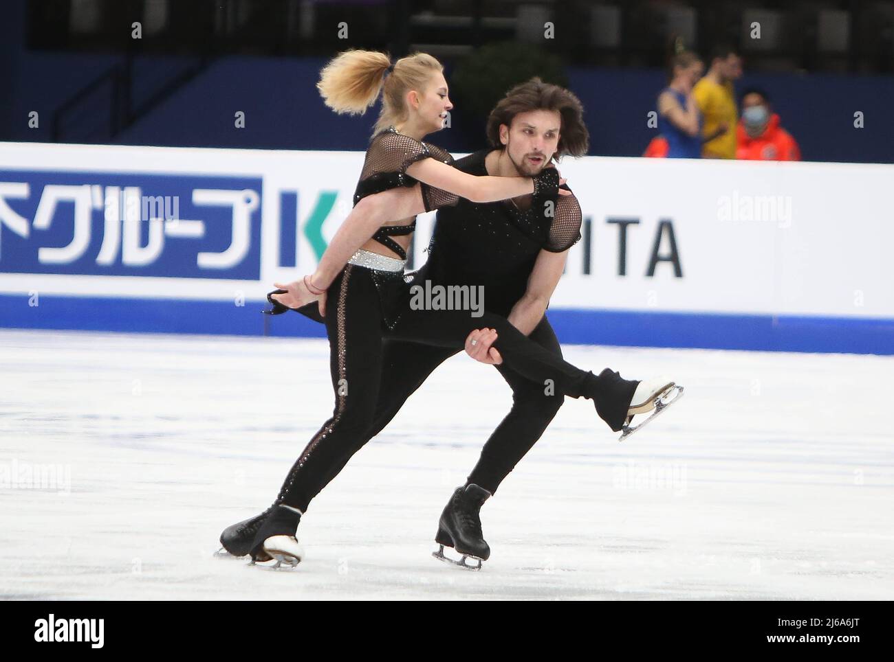 maria kazakova / georgy reviya of Georgie during the ISU World Figure ...