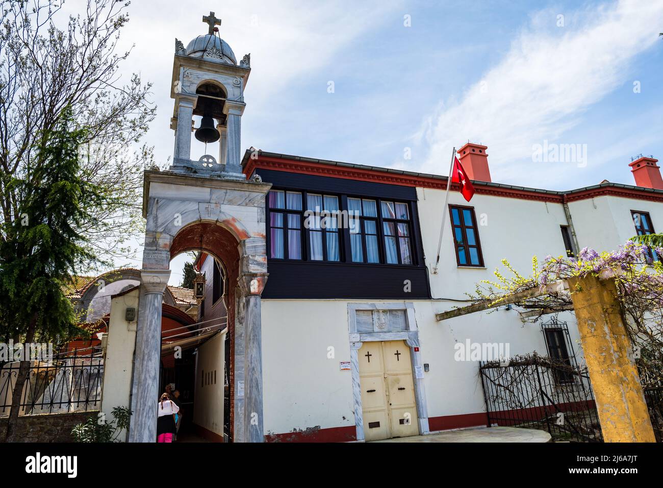 Aya Yorgi Church on Buyukada, the biggest island of the Princes ...
