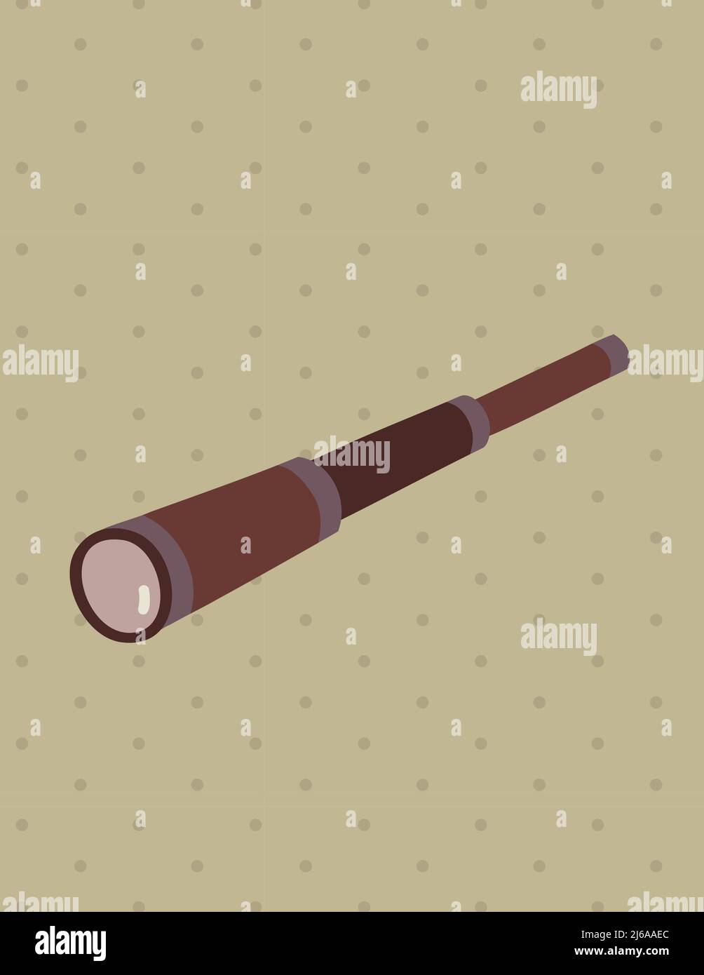 Vintage spy glass Stock Vector Images - Alamy