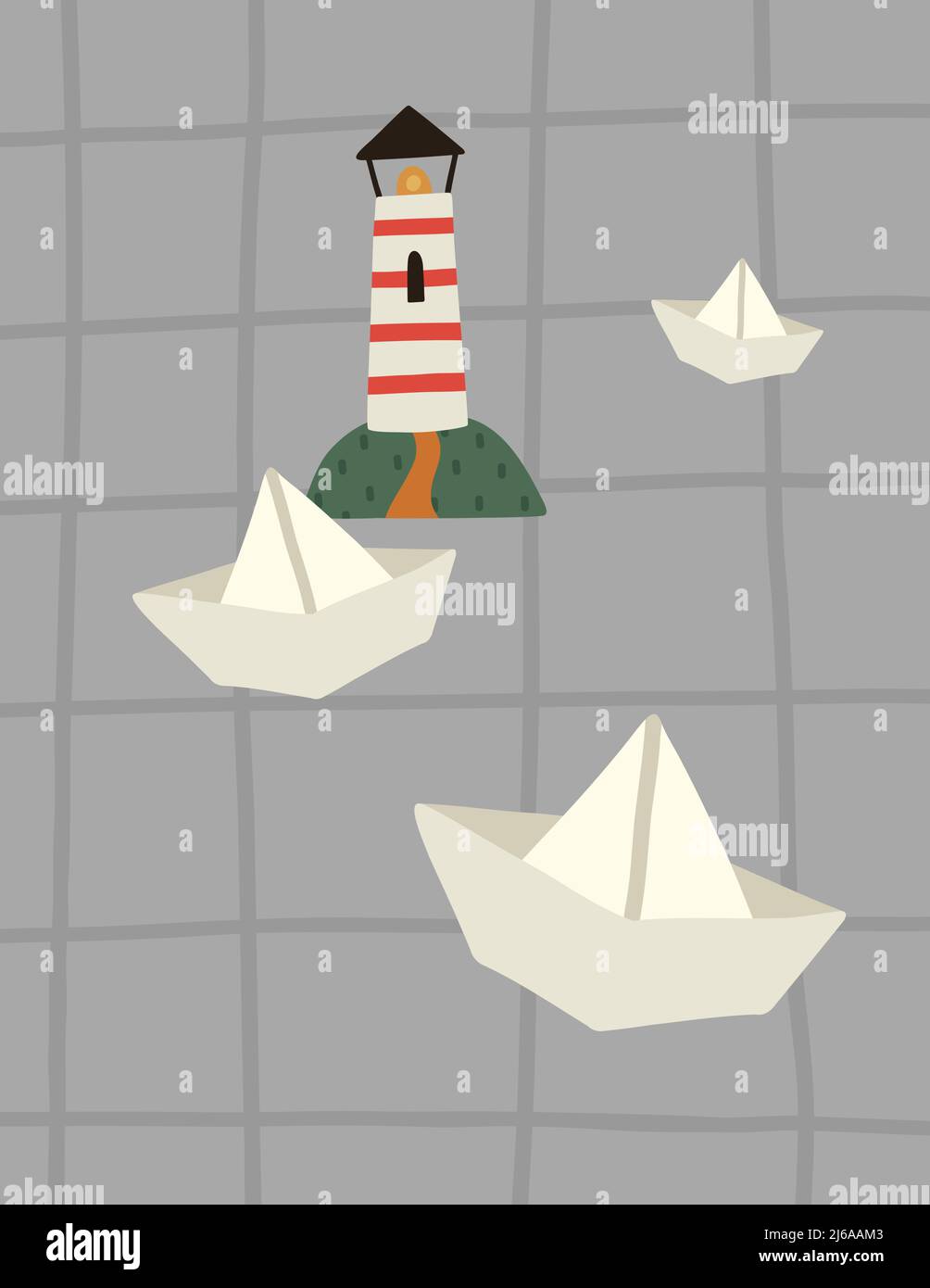 Small boating craft Stock Vector Images - Alamy