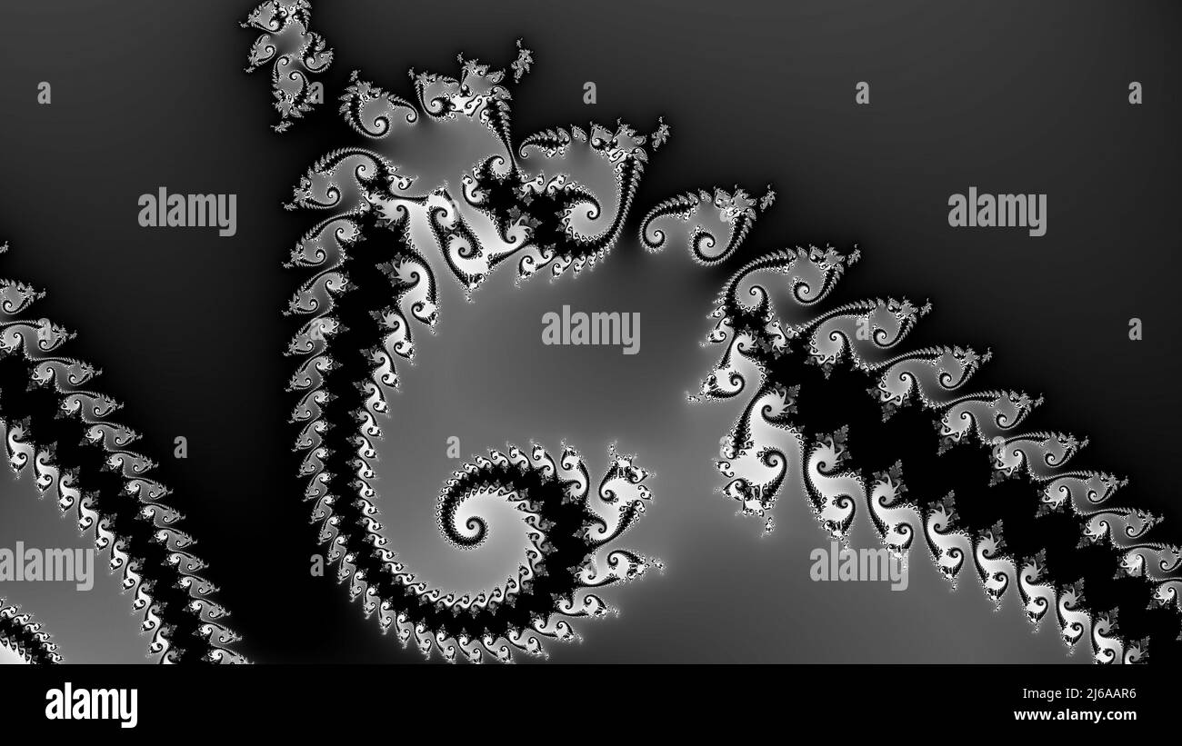 Abstract Computer generated Fractal design. A fractal is a never-ending ...