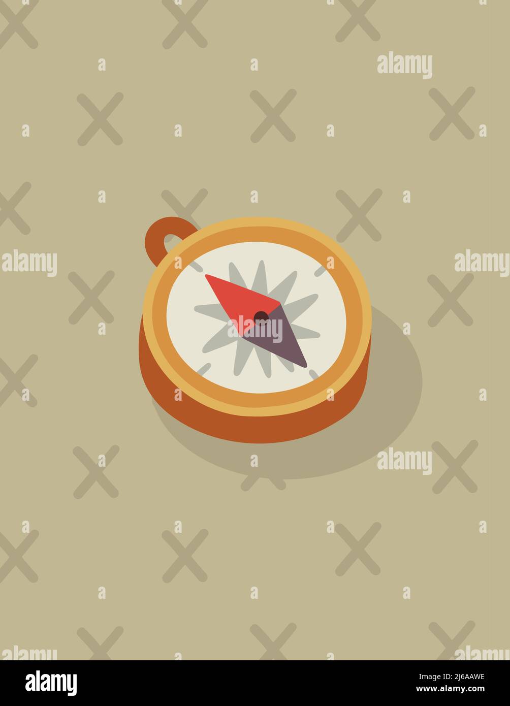 Compass map kids hi-res stock photography and images - Alamy