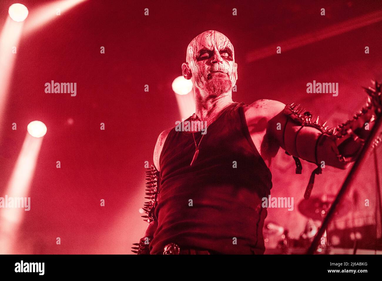 Oslo, Norway. 15th, April 2022. The Norwegian black metal band Gorgoroth performs a live concert ...