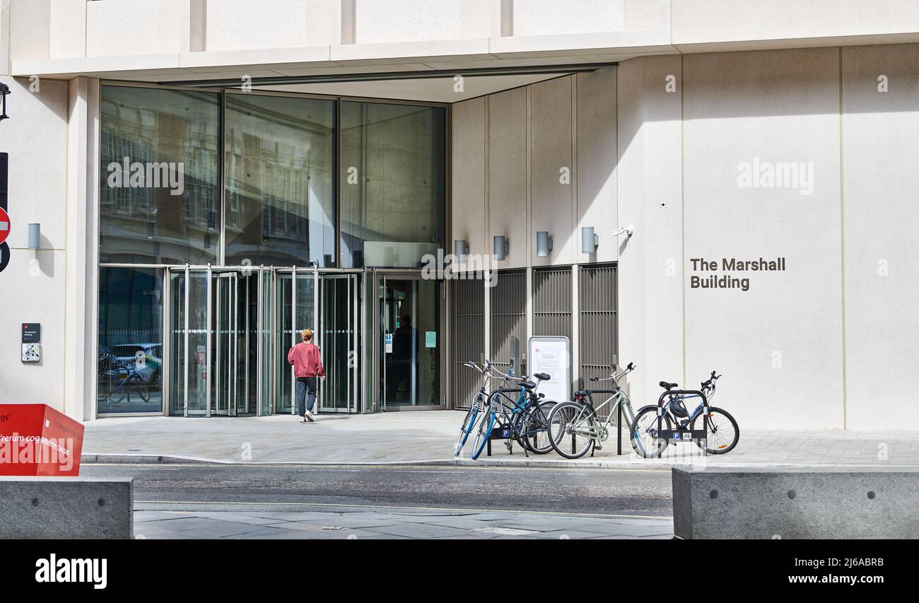 A student enters the marshall building of the London School of Economics and Political Science ...