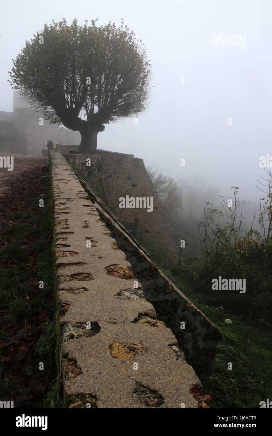 The medieval chateau de la madeleine hi-res stock photography and ...
