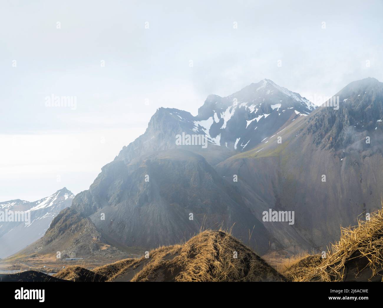 Vestrahorn, a frequently photographed mountain viewed from the ...