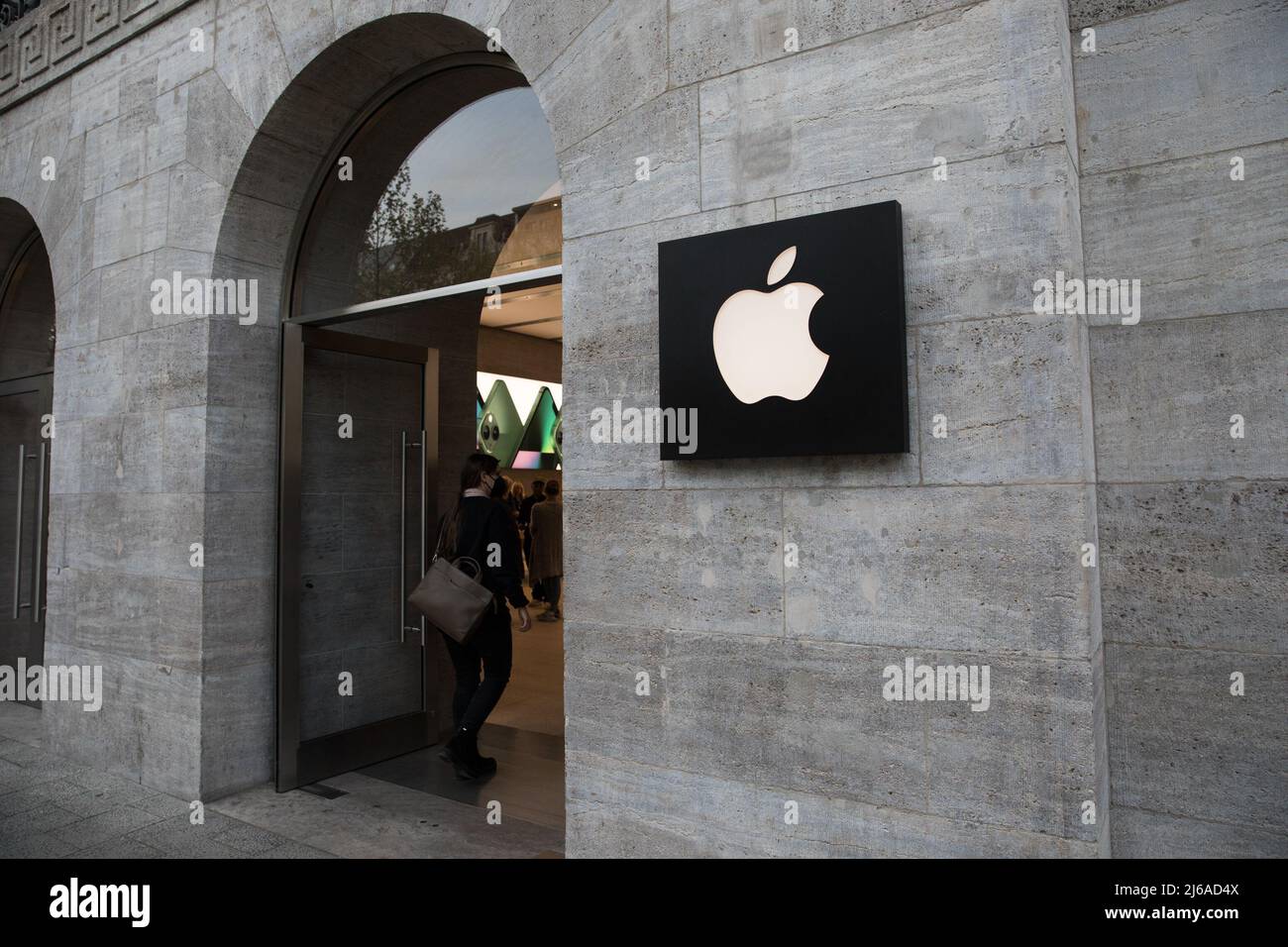 Berlin has two Apple Stores, and one is located at Kurfuerstendamm, one ...