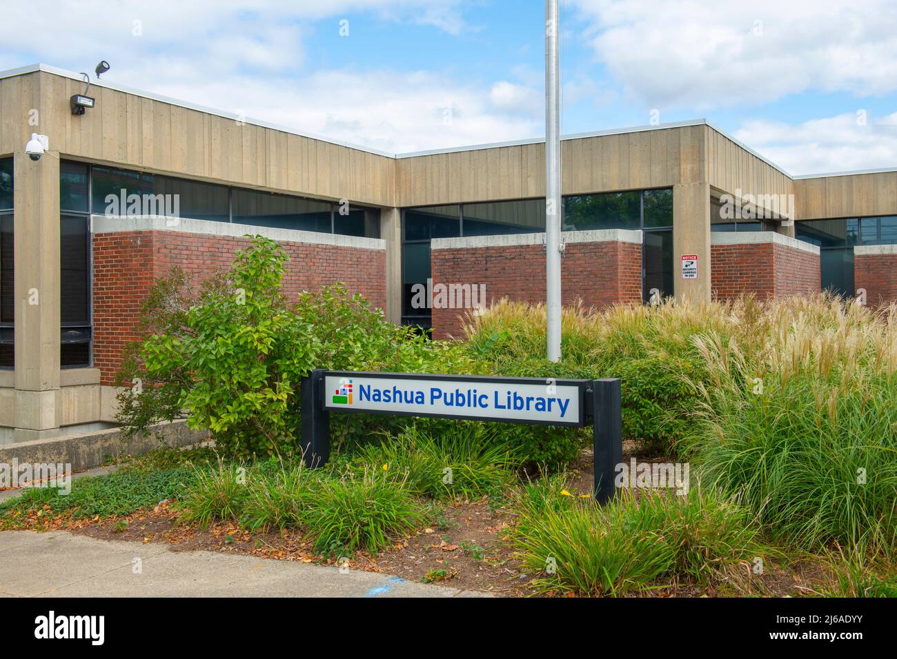 Nashua Public Library at 2 Court Street in historic downtown Nashua ...