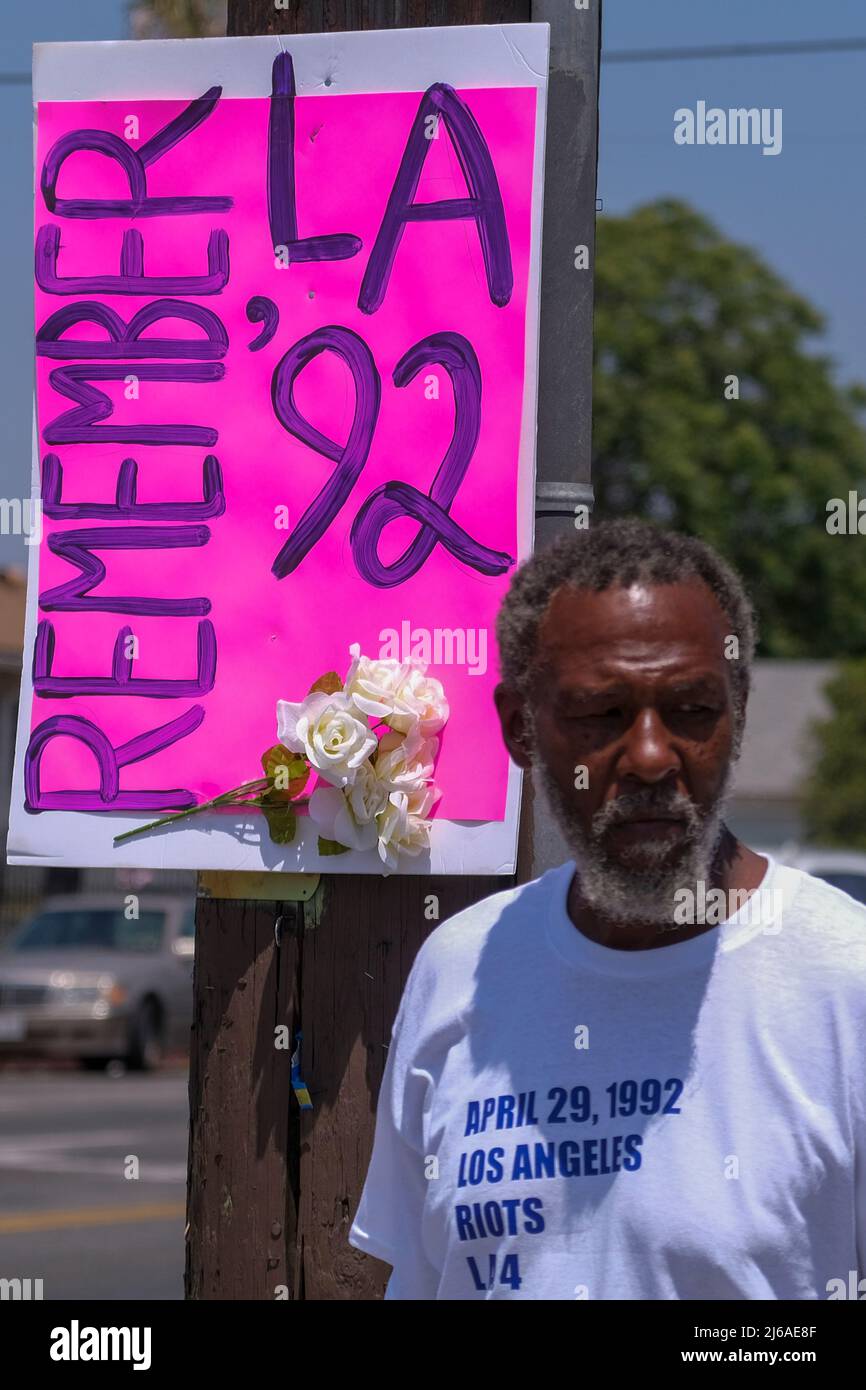 L a riots hi-res stock photography and images - Alamy