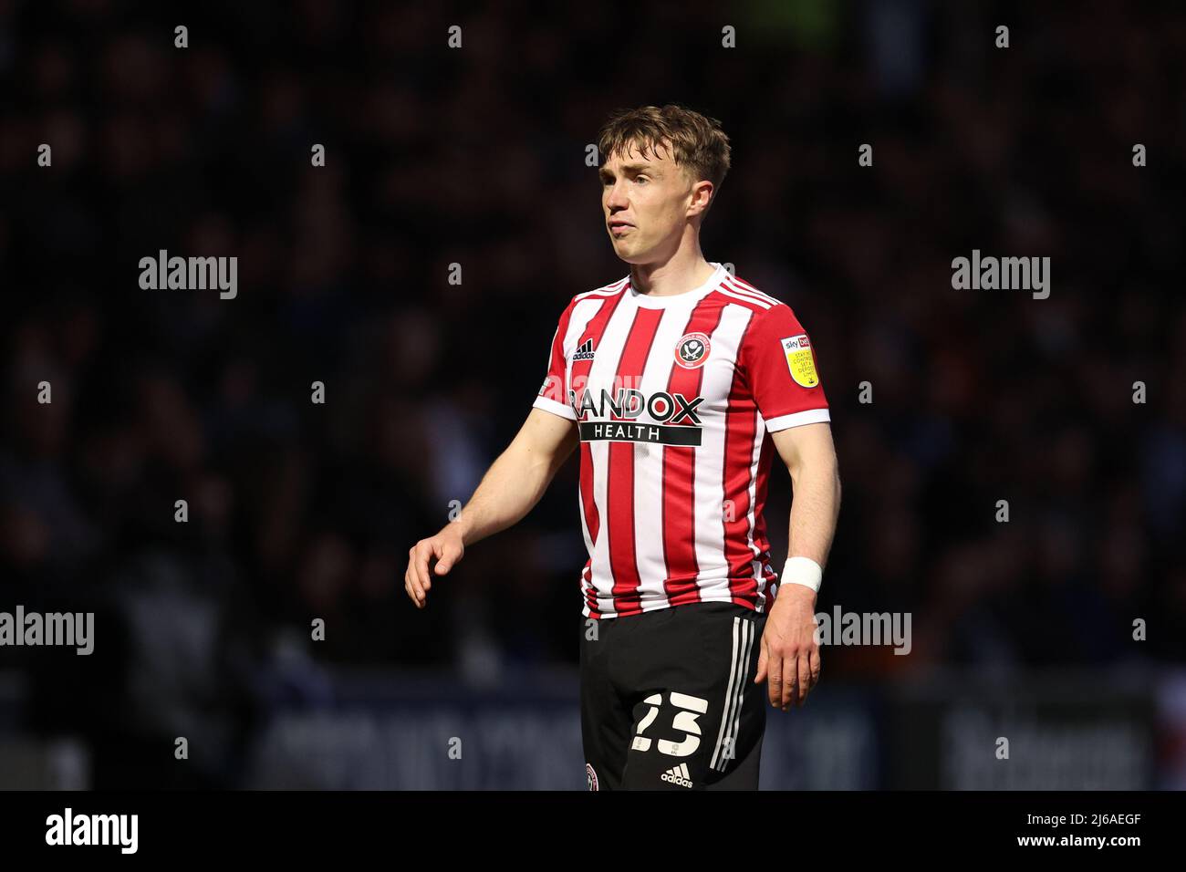 Ben Osborn of Sheffield United. in London, United Kingdom on 4/29/2022 ...