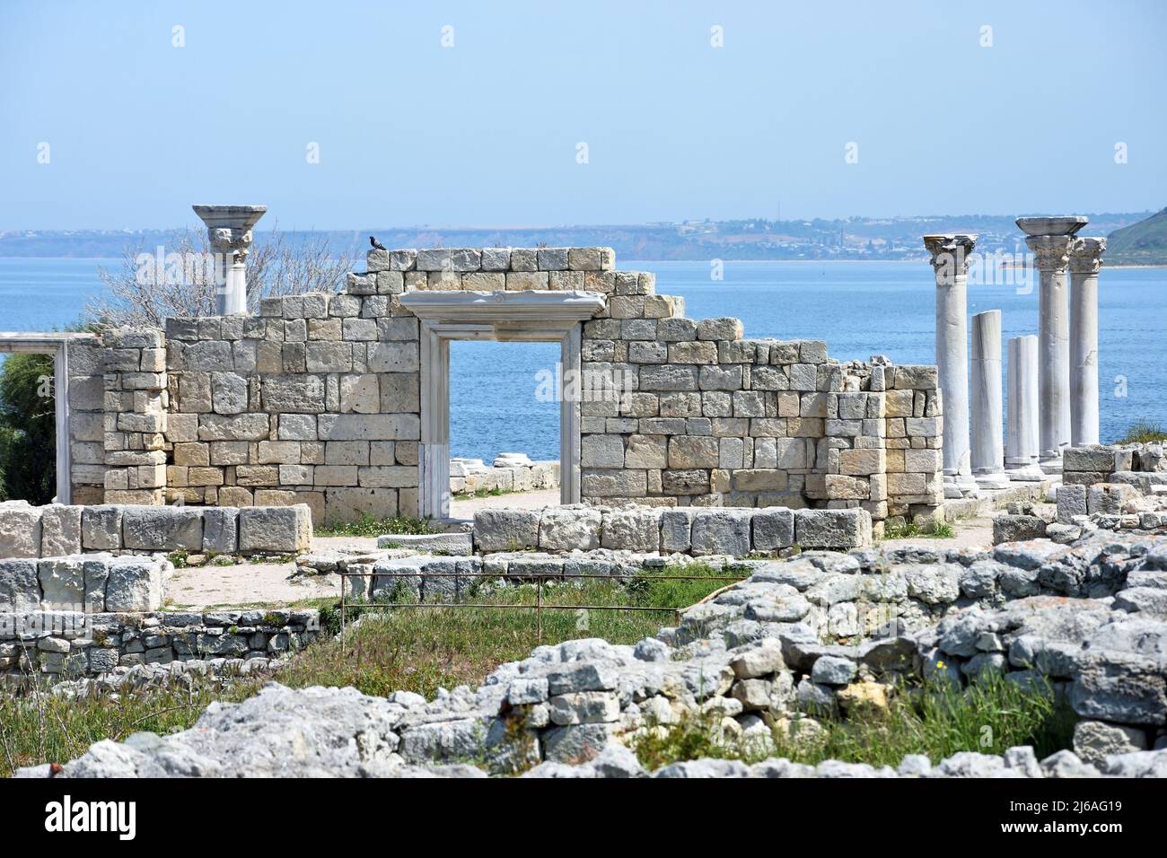 Ruins of Tauric Chersonese in Sevastopol, Crimea Stock Photo - Alamy