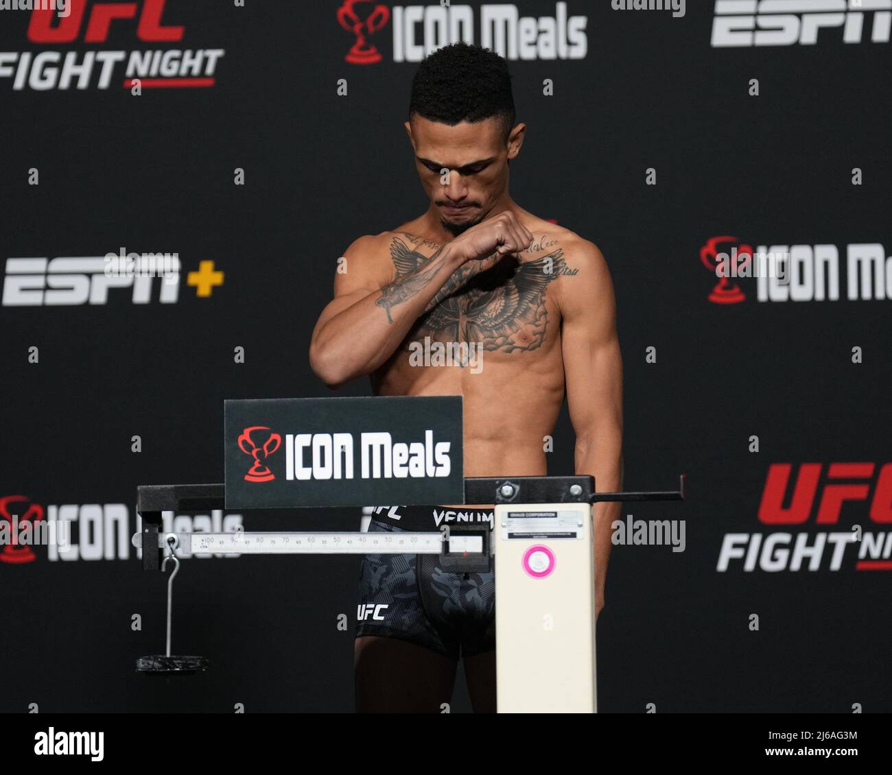 Las Vegas, USA. 29th Apr, 2022. LAS VEGAS, NV - April 29: Daniel ...